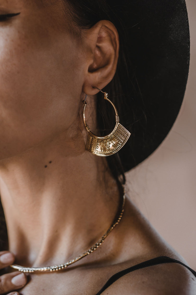 Large Semiya Hoop – Nakila Collective